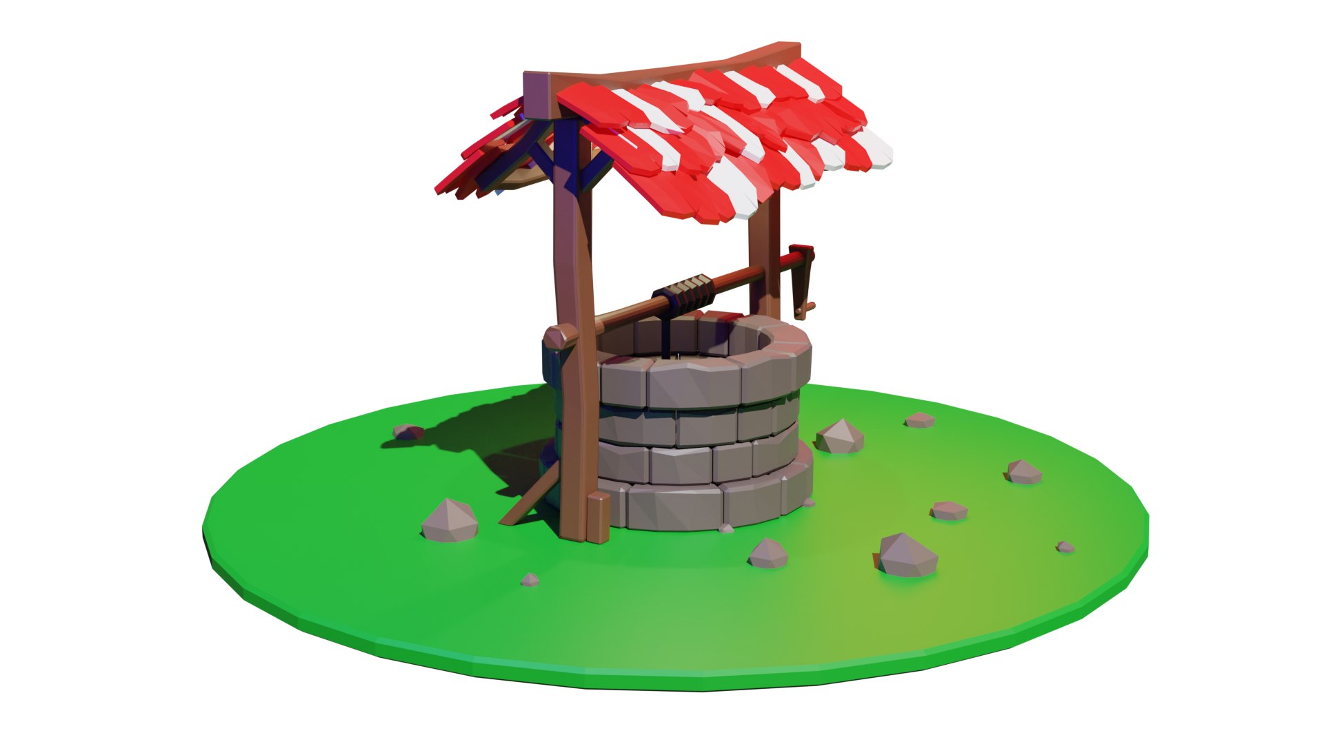 Low Poly Well Model 3D model - TurboSquid 1993648