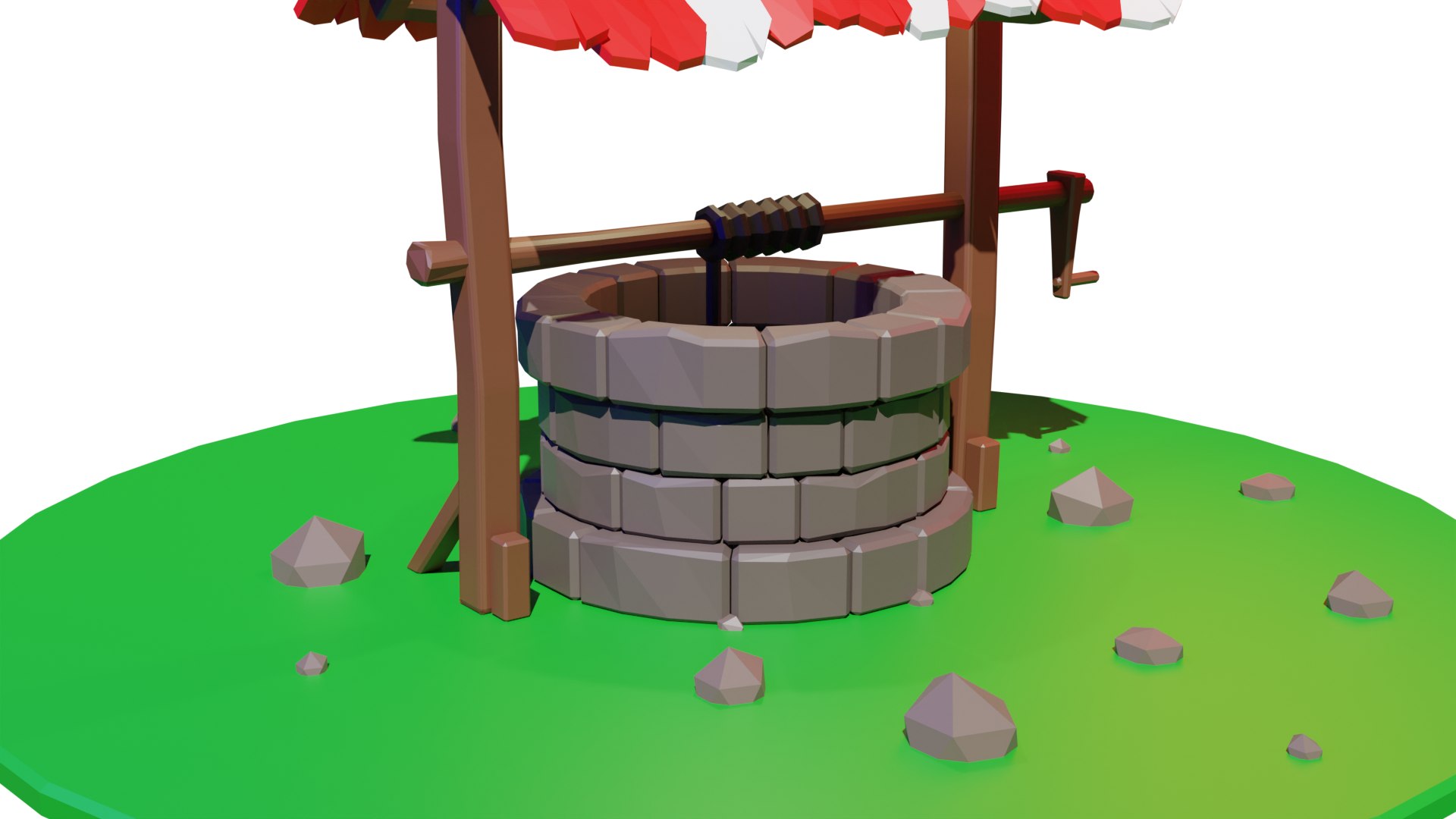 Low Poly Well Model 3D model - TurboSquid 1993648