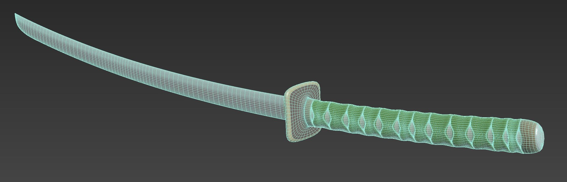 3D simple katana blade - TurboSquid 1335055