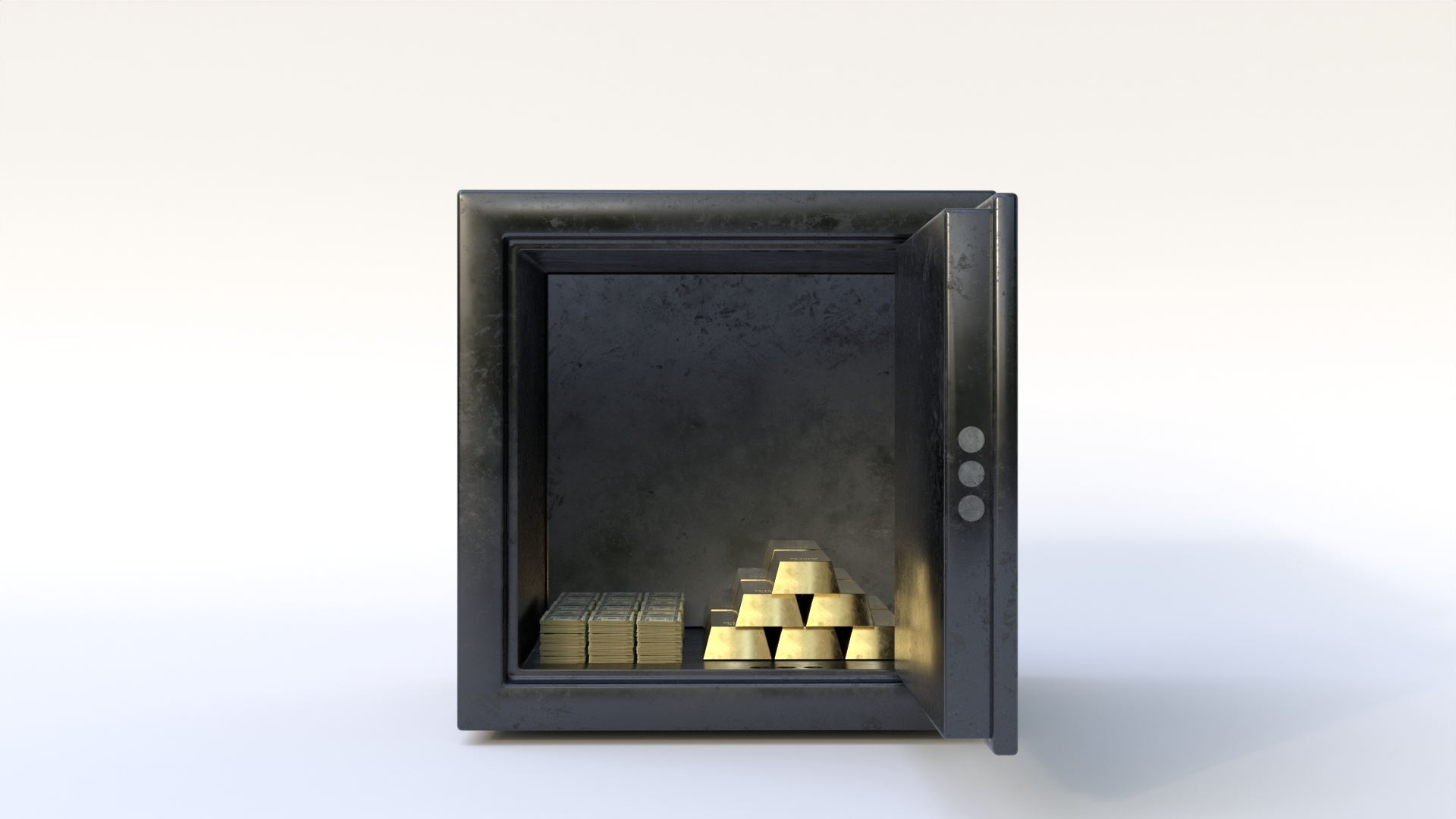 Safe - Gold - Money 3D Model - TurboSquid 2013745