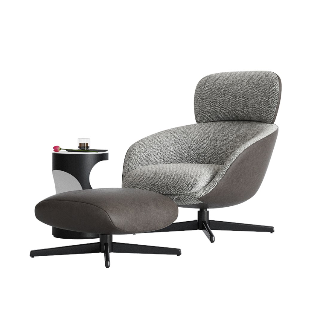 3D Minotti Russell Arm Chair - TurboSquid 1489823