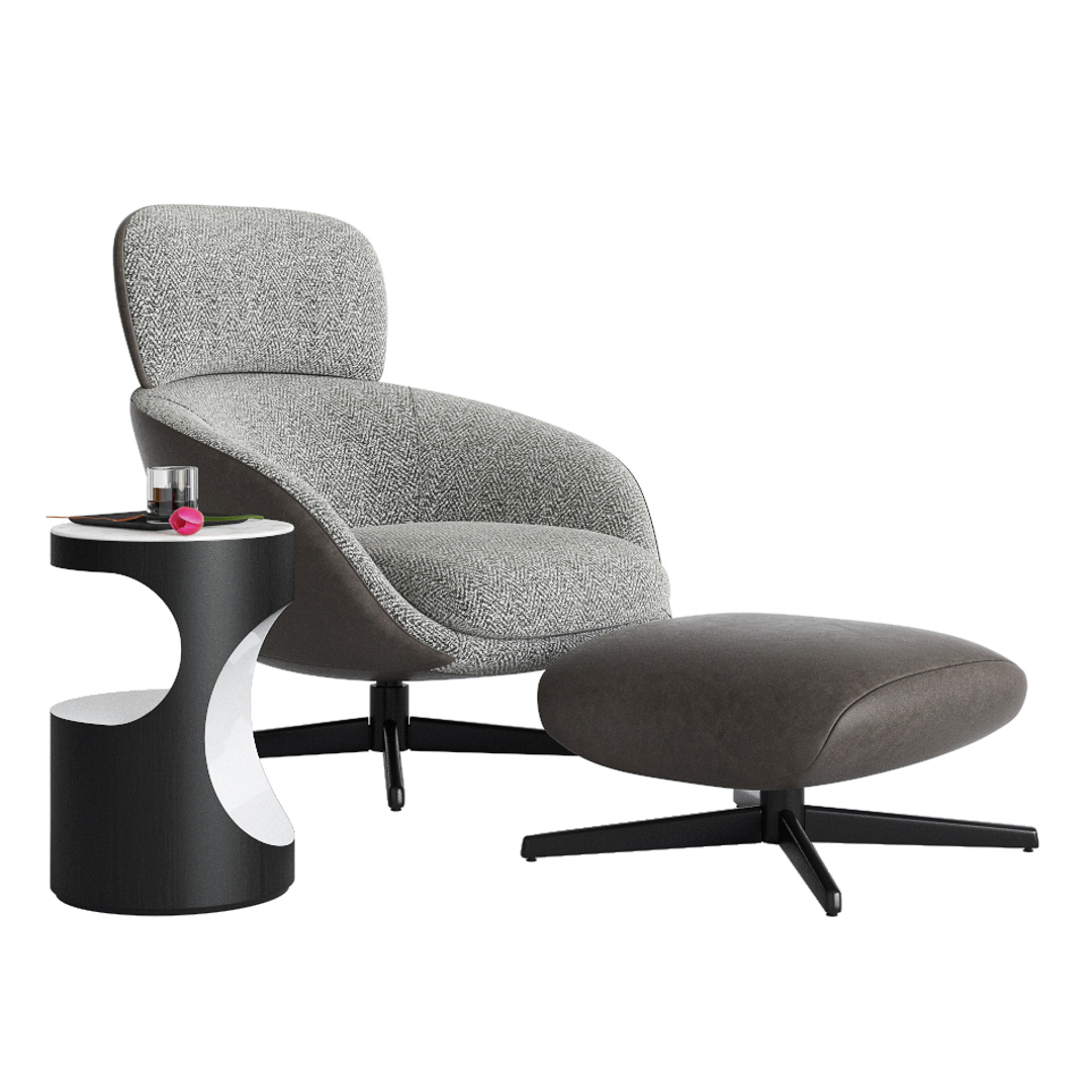 3D minotti russell arm chair - TurboSquid 1489823