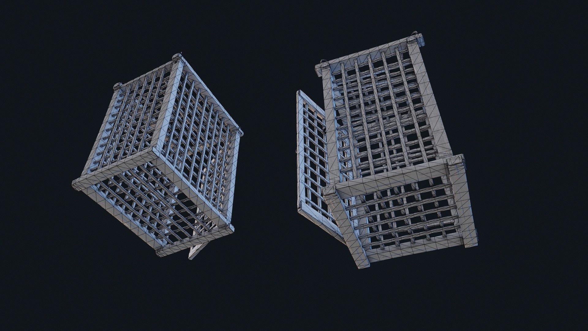 Wooden Cages 3D Model - TurboSquid 2400444