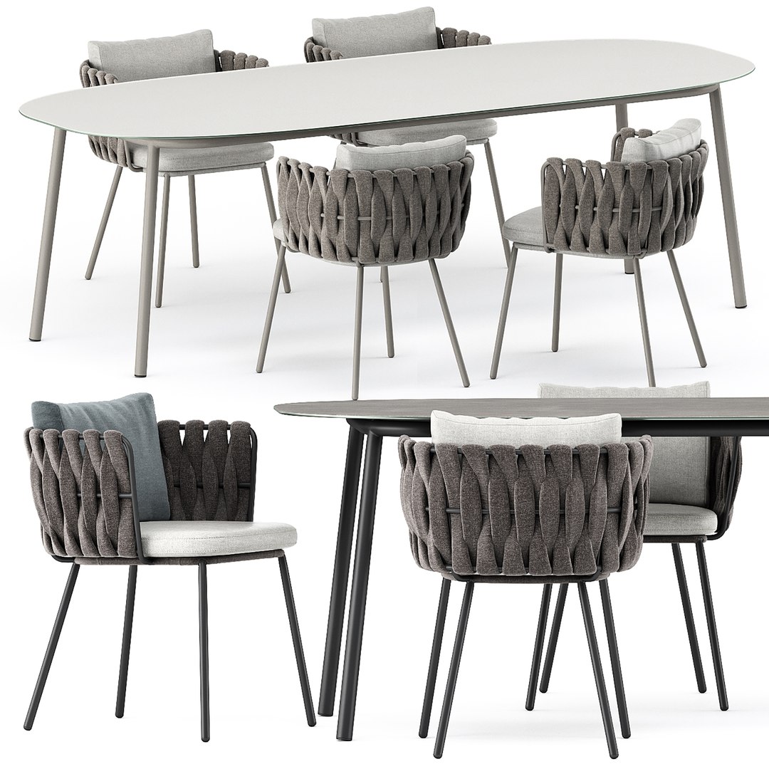 3D Tosca Armchair And Tosca Table - TurboSquid 1800579
