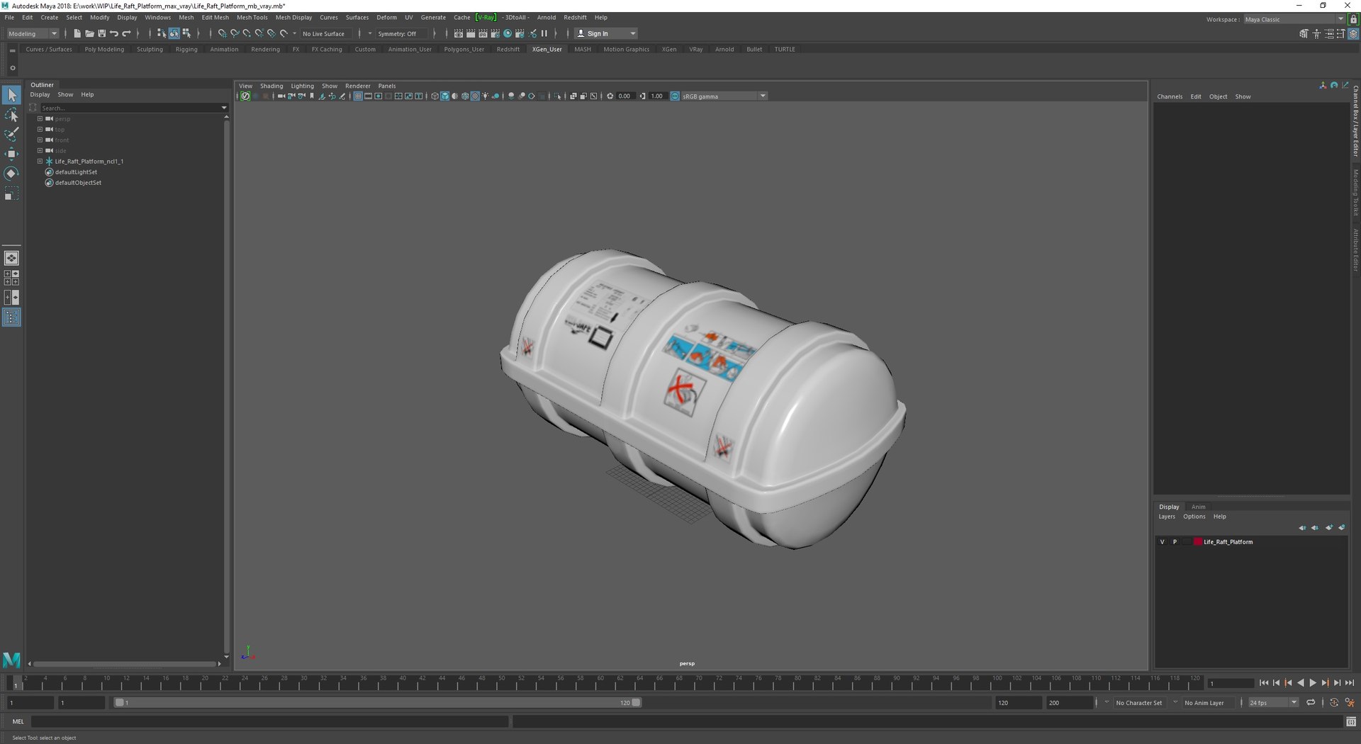 3D Life Raft Platform Model - TurboSquid 2343784