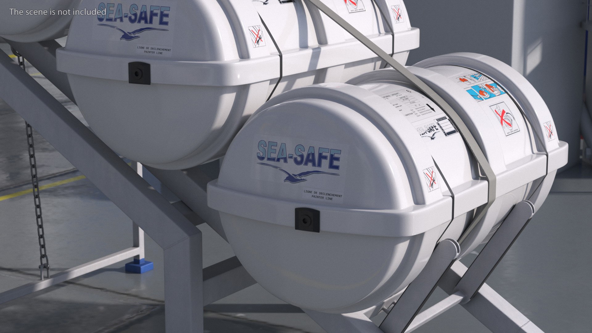 3D Life Raft Platform Model - TurboSquid 2343784