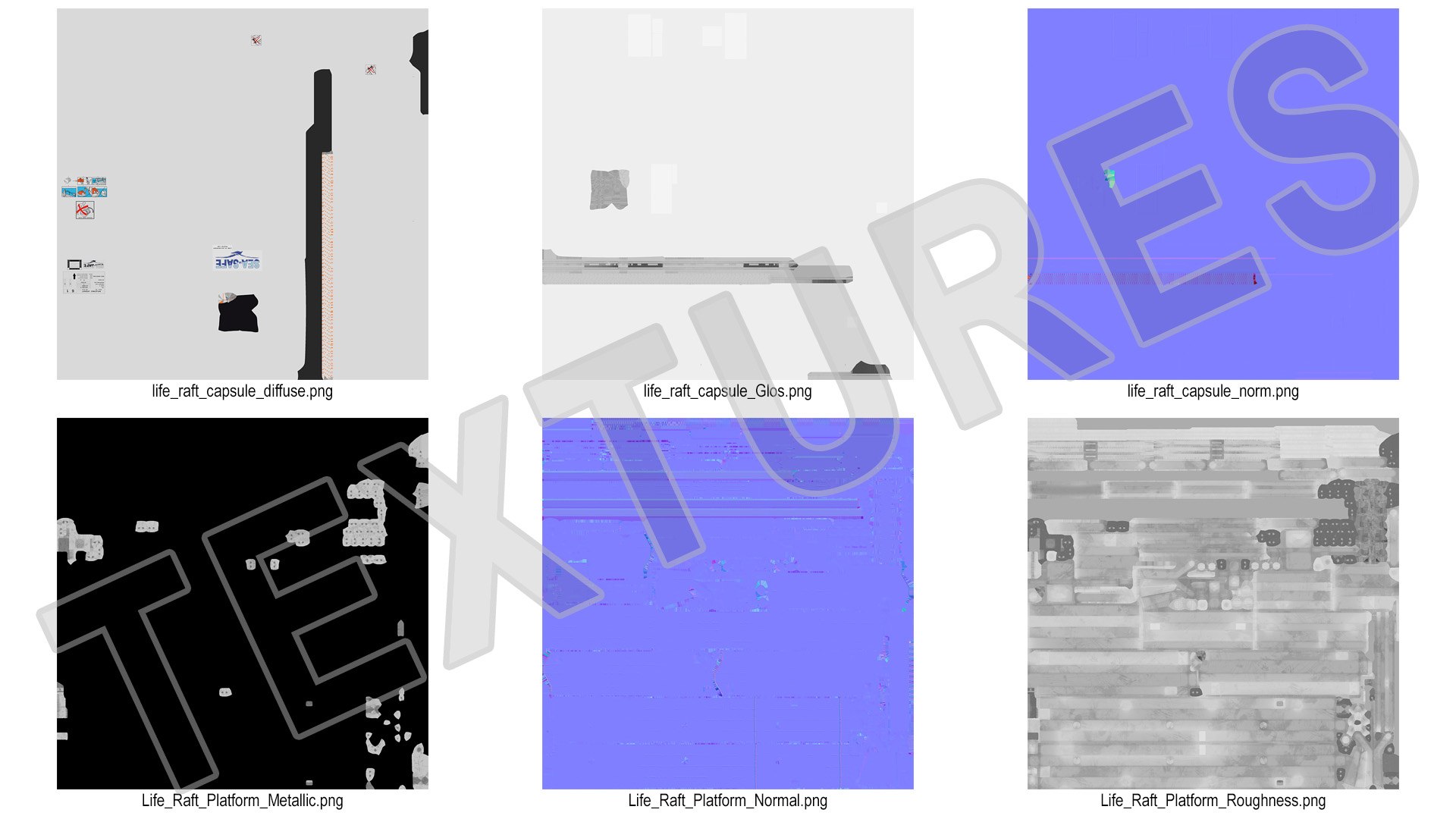 3D Life Raft Platform Model - TurboSquid 2343784