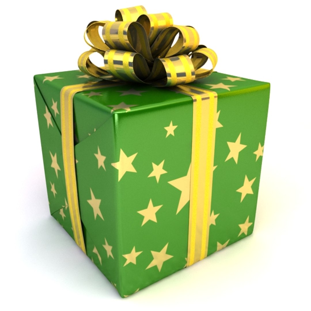 3d Christmas Gift Model