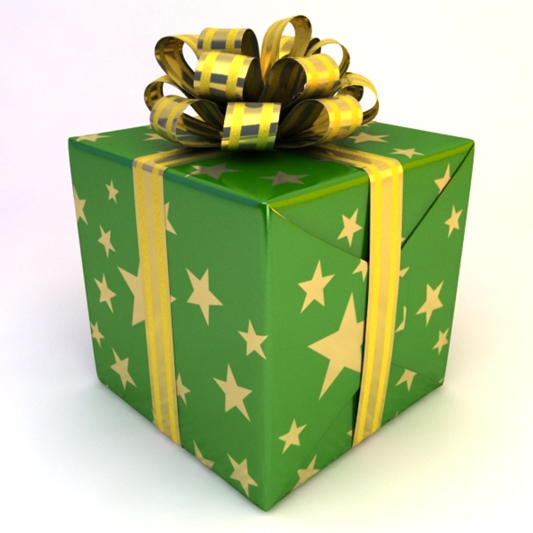3d Christmas Gift Model