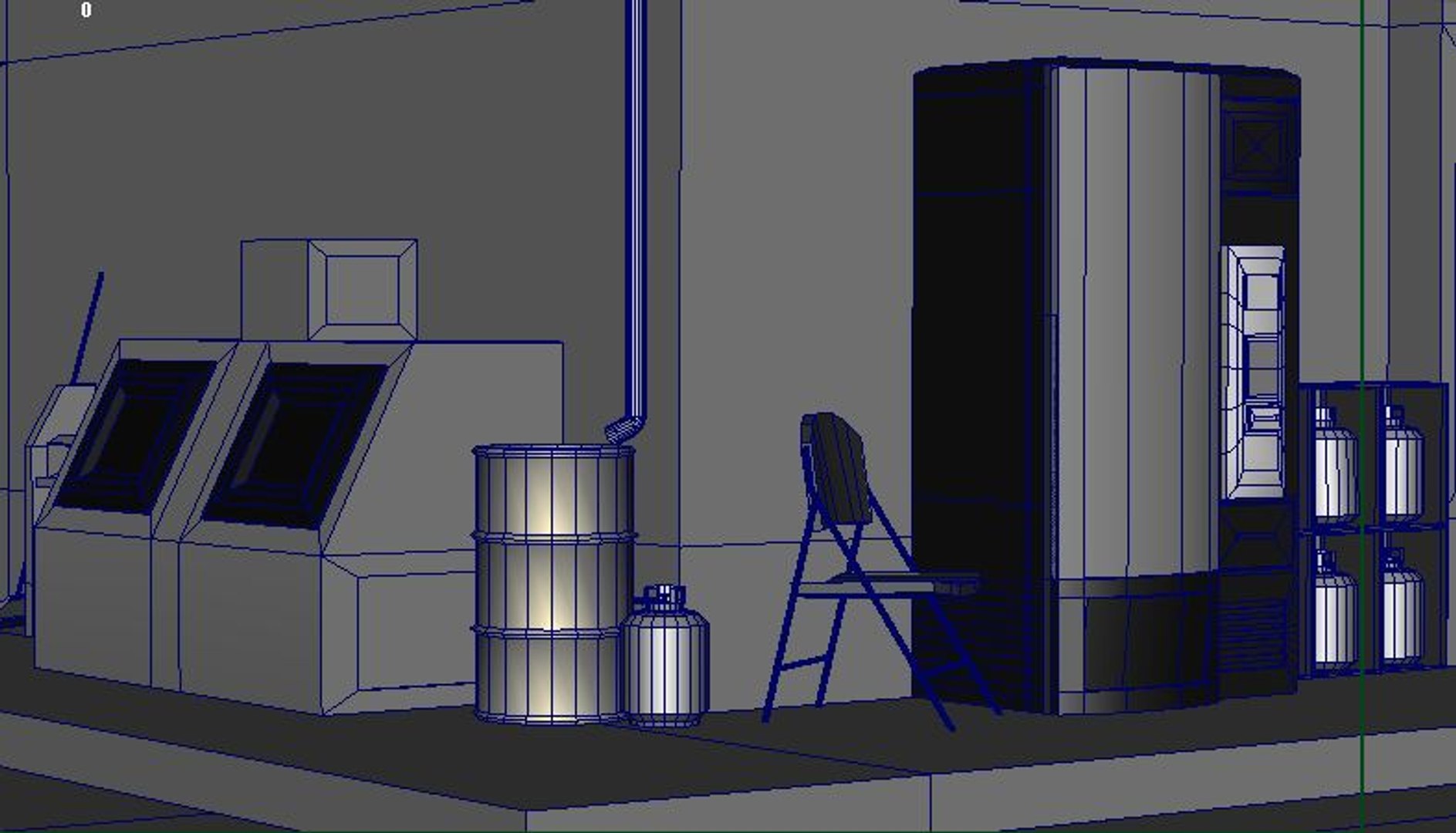 Mini Market Machine 3d Model