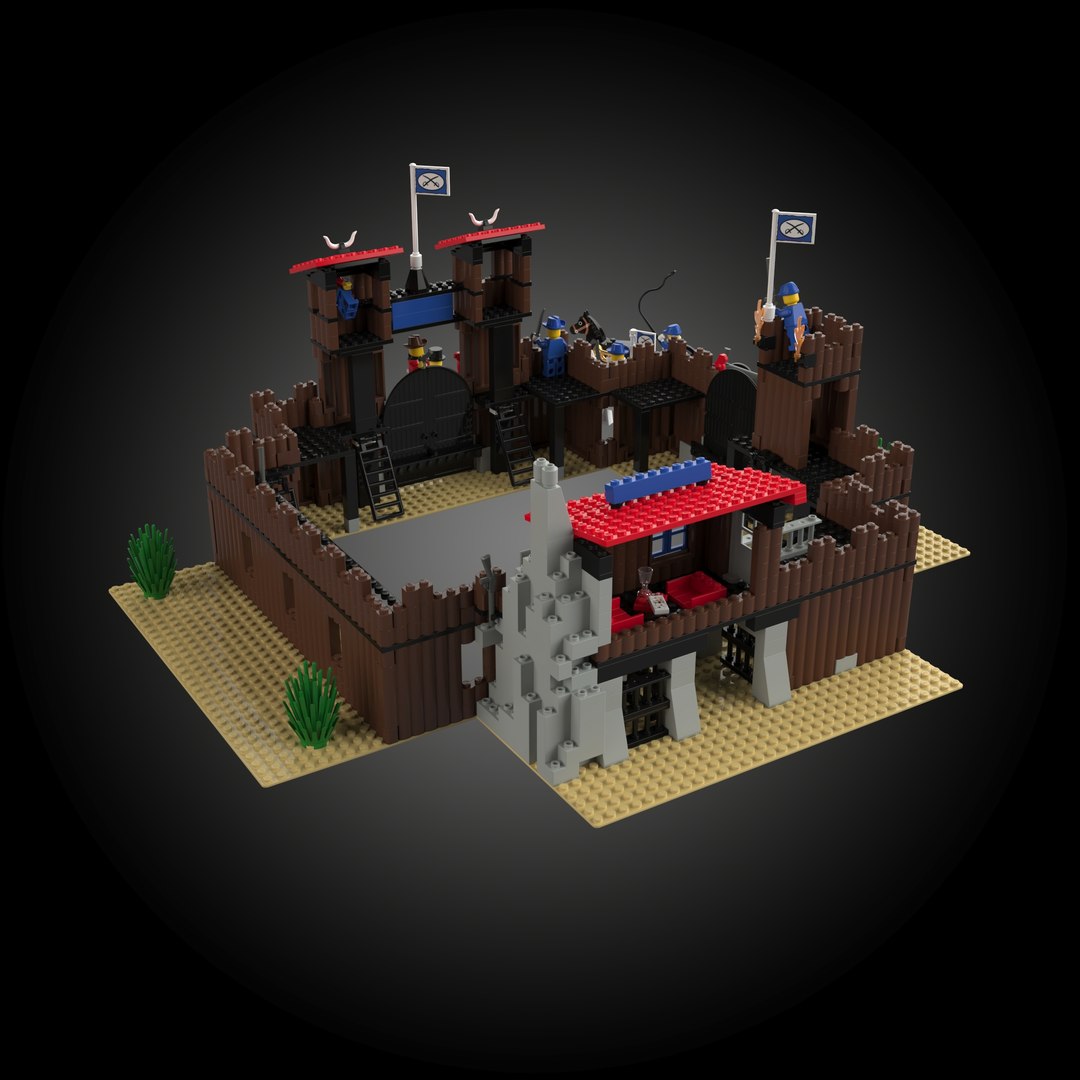 Lego 6769 Fort Legoredo 3D Model - TurboSquid 2332024