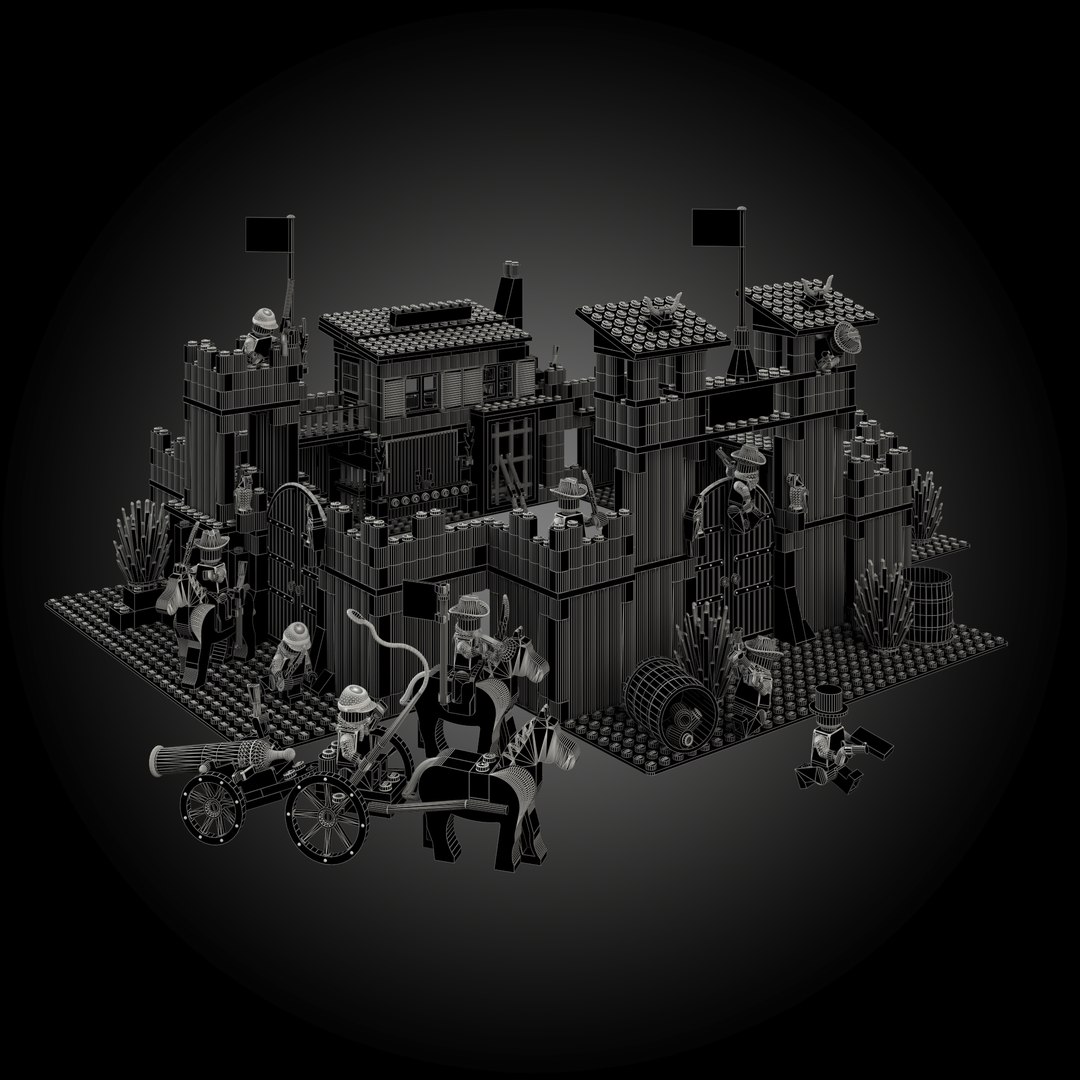 Lego 6769 Fort Legoredo 3D Model - TurboSquid 2332024