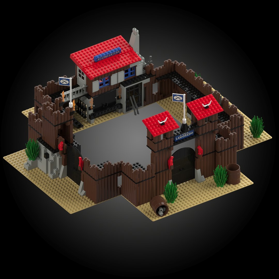 Lego 6769 Fort Legoredo 3D Model - TurboSquid 2332024
