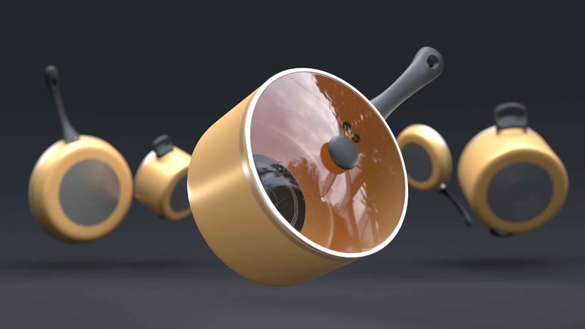 3D Cooking Pot Frying Pan - TurboSquid 1709018