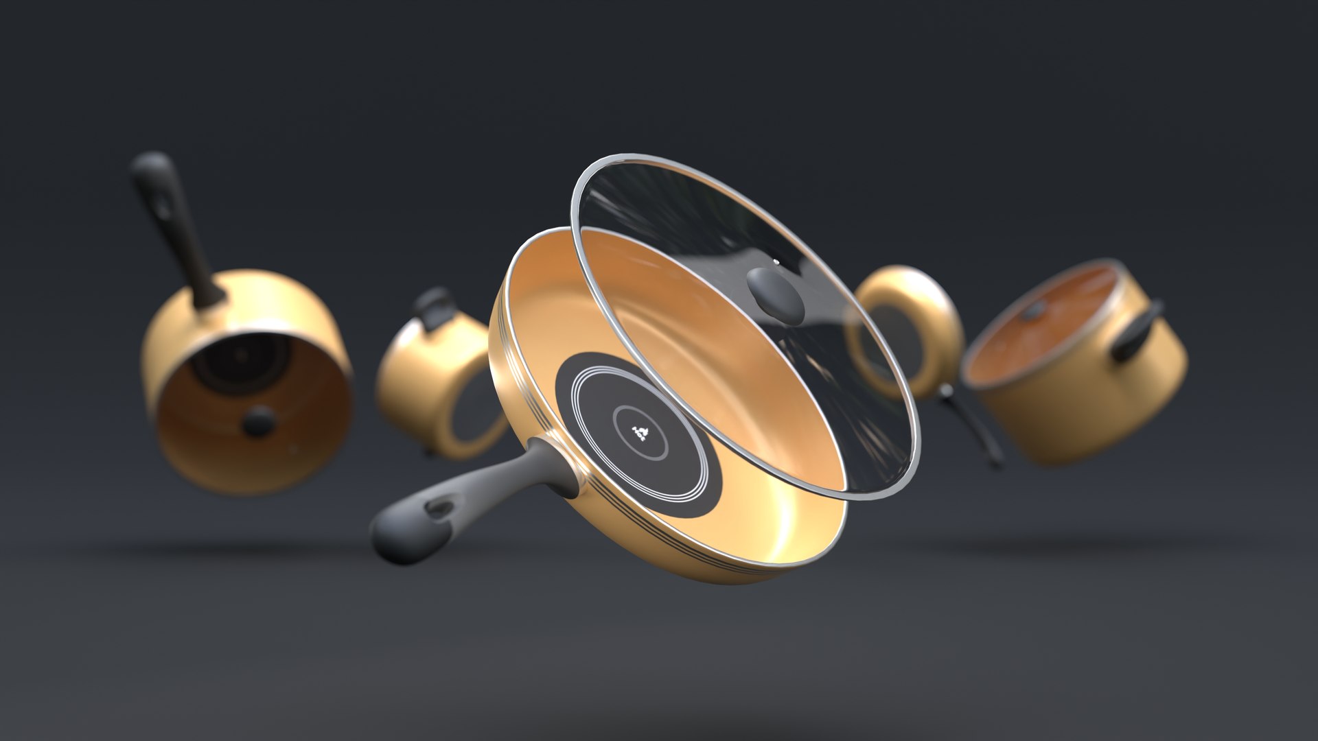 3D Cooking Pot Frying Pan - TurboSquid 1709018