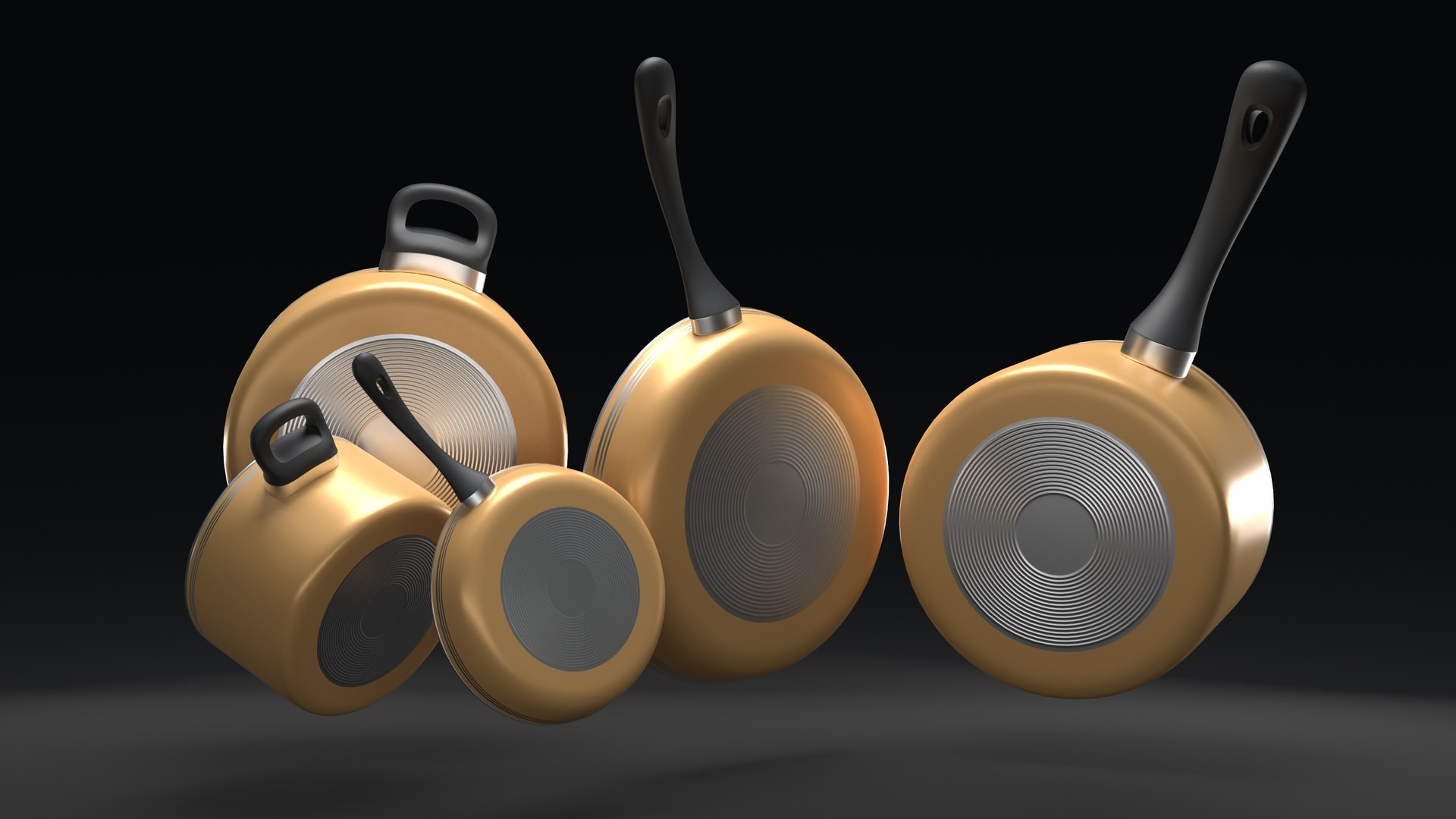 3D Cooking Pot Frying Pan - TurboSquid 1709018