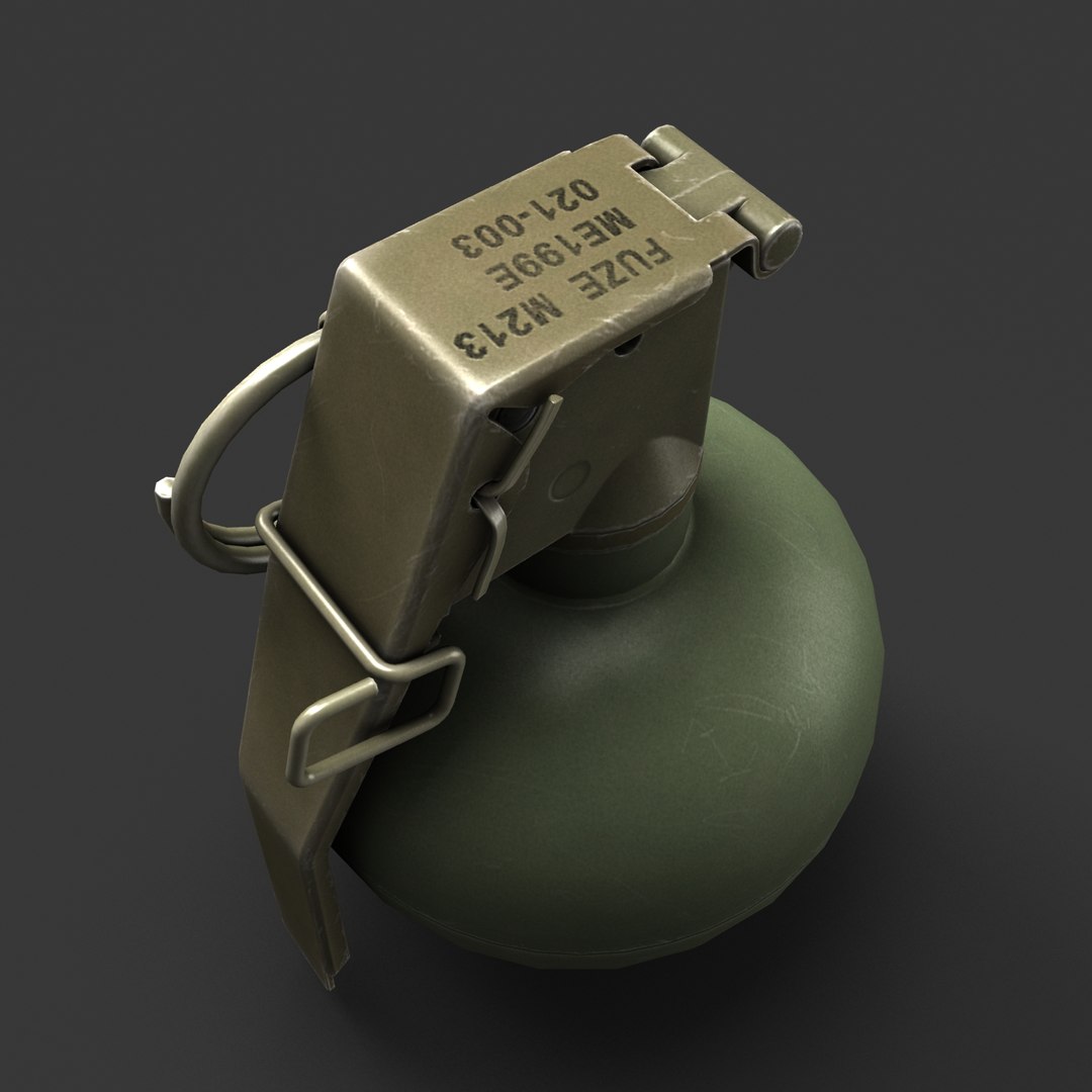 3ds max unreal m67 frag grenade