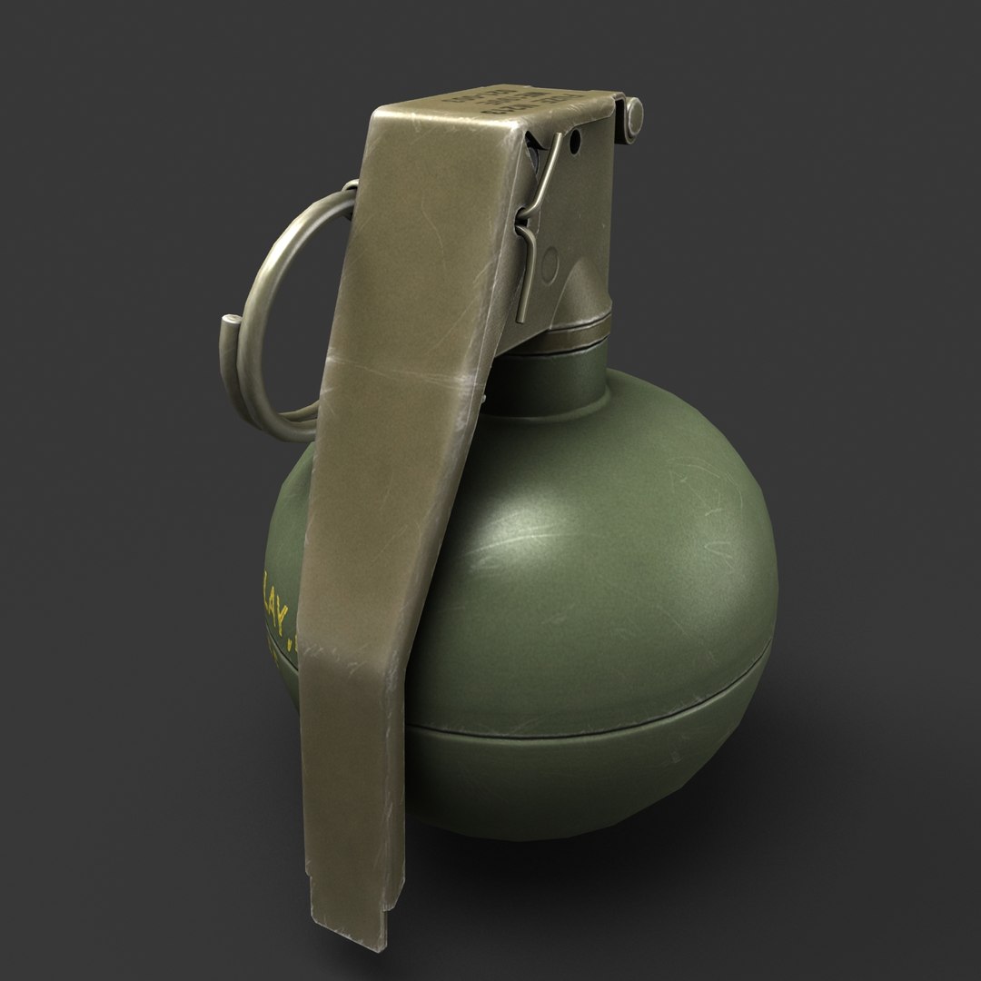 3ds max unreal m67 frag grenade