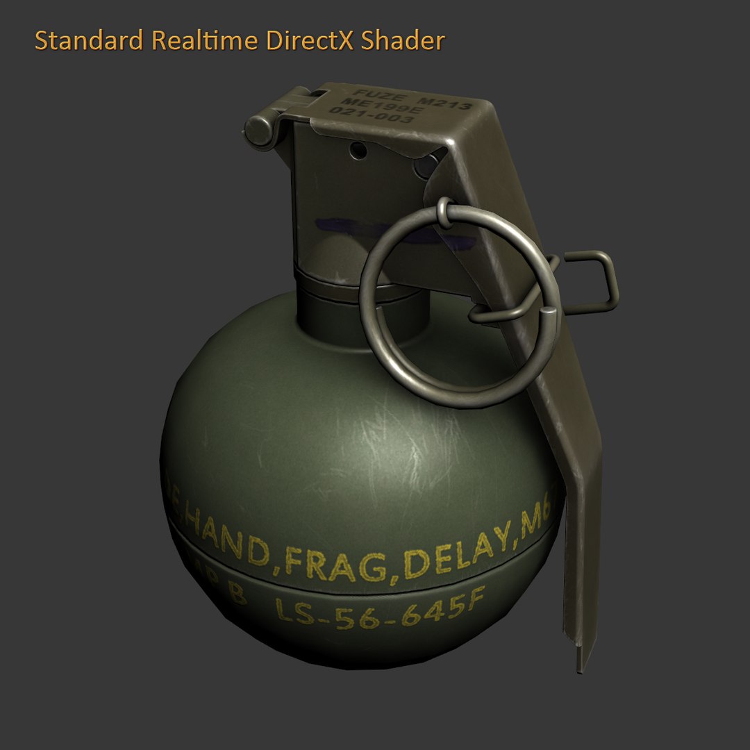 3ds max unreal m67 frag grenade
