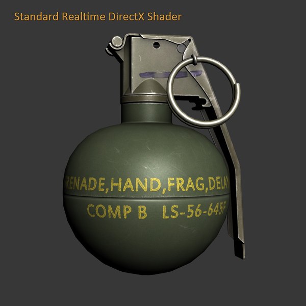 3ds max unreal m67 frag grenade