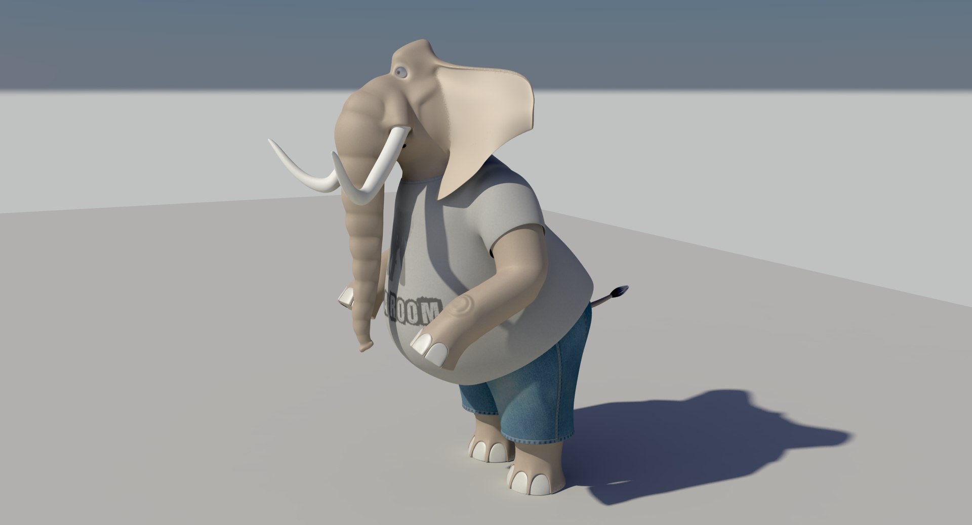anthromorphic elephant