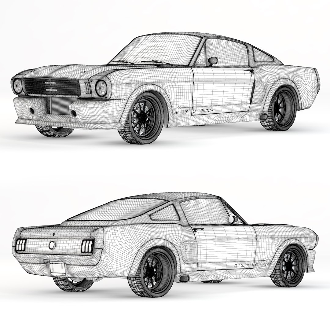 Ford Mustang Shelby GT350 3D - TurboSquid 2062734