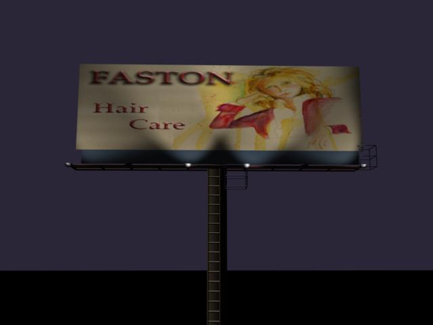 3d Billboard Model