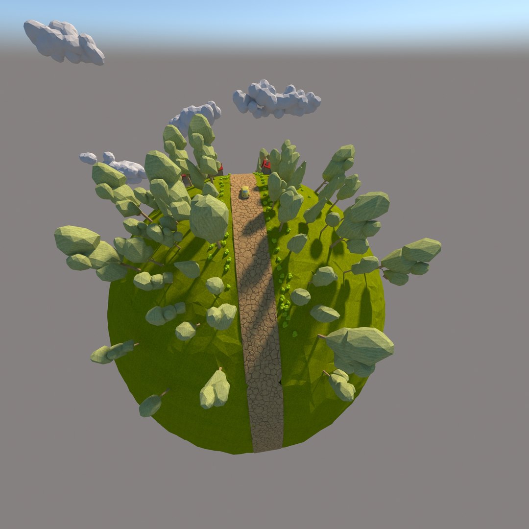 3D Cartoon Toon World Model - TurboSquid 1327957