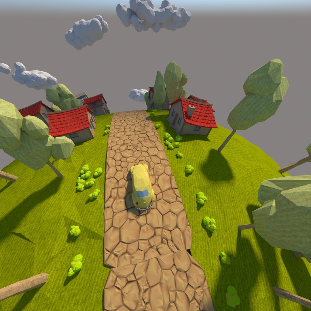 3D Cartoon Toon World Model - TurboSquid 1327957