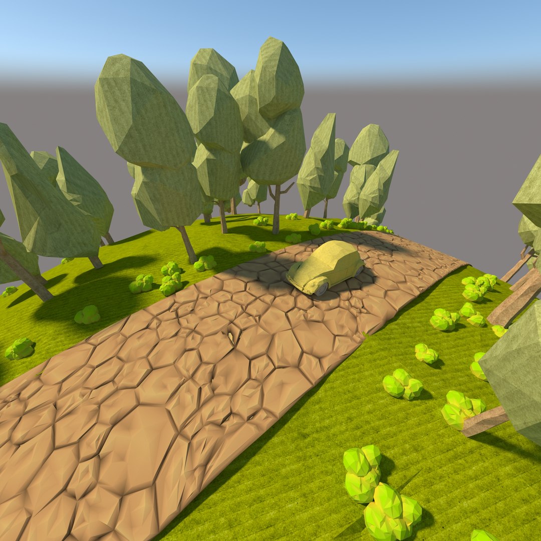 3D Cartoon Toon World Model - TurboSquid 1327957