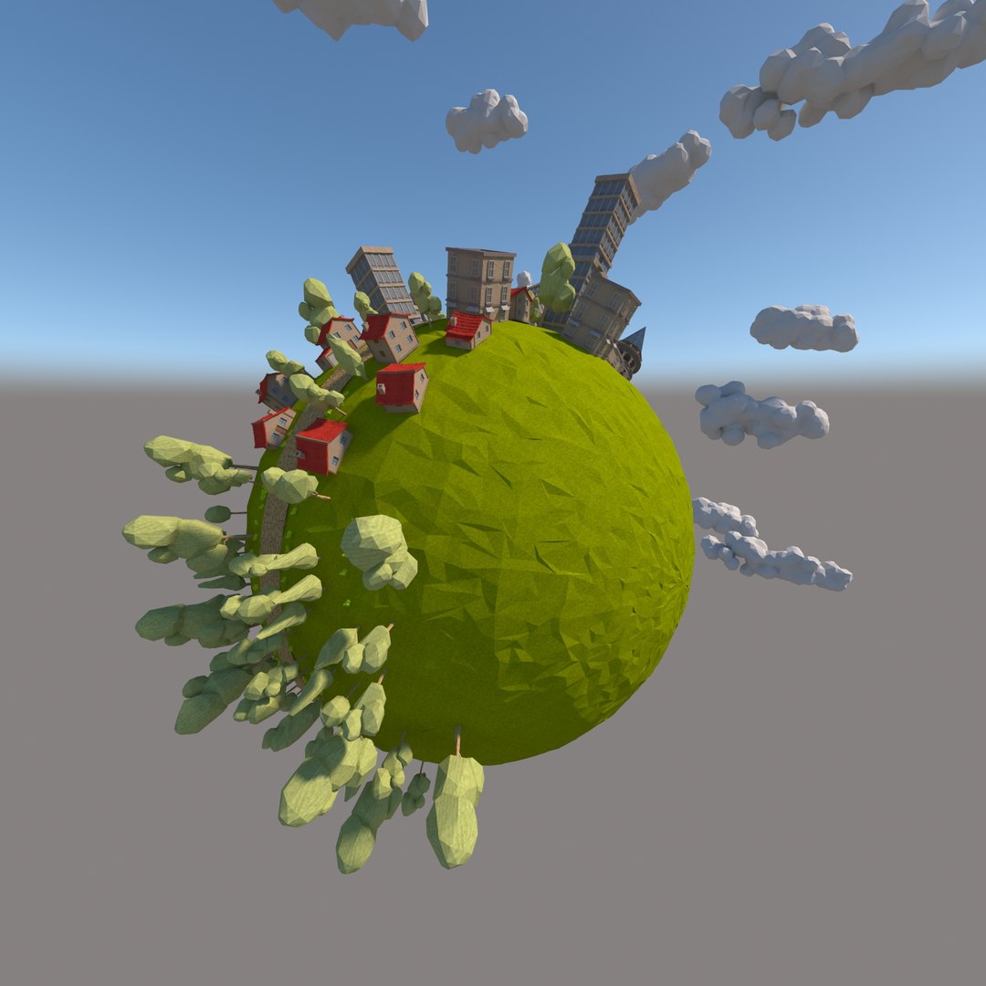 3D cartoon toon world model - TurboSquid 1327957