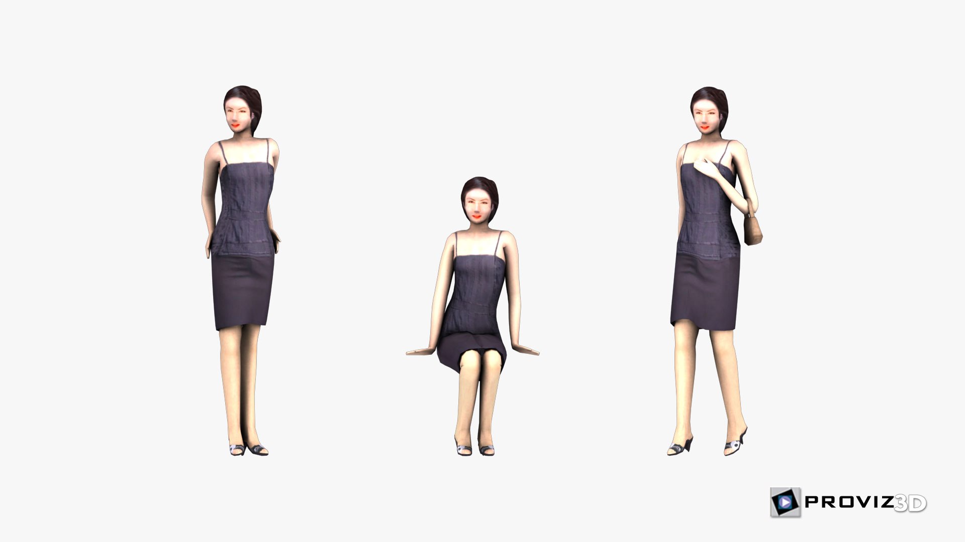 30 People Casual Women 3d Max