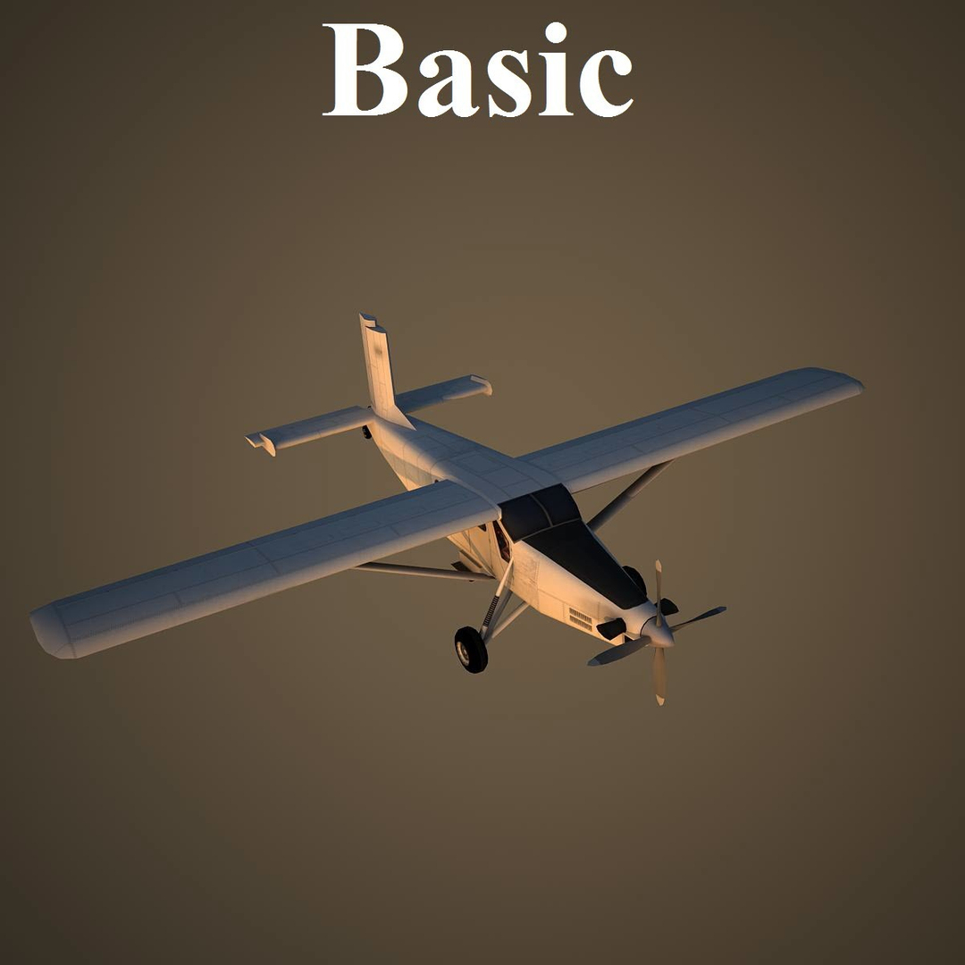 3d Model Pilatus Porter Basic