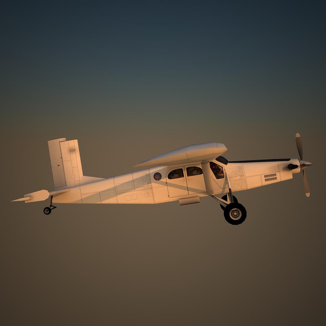 3d Model Pilatus Porter Basic