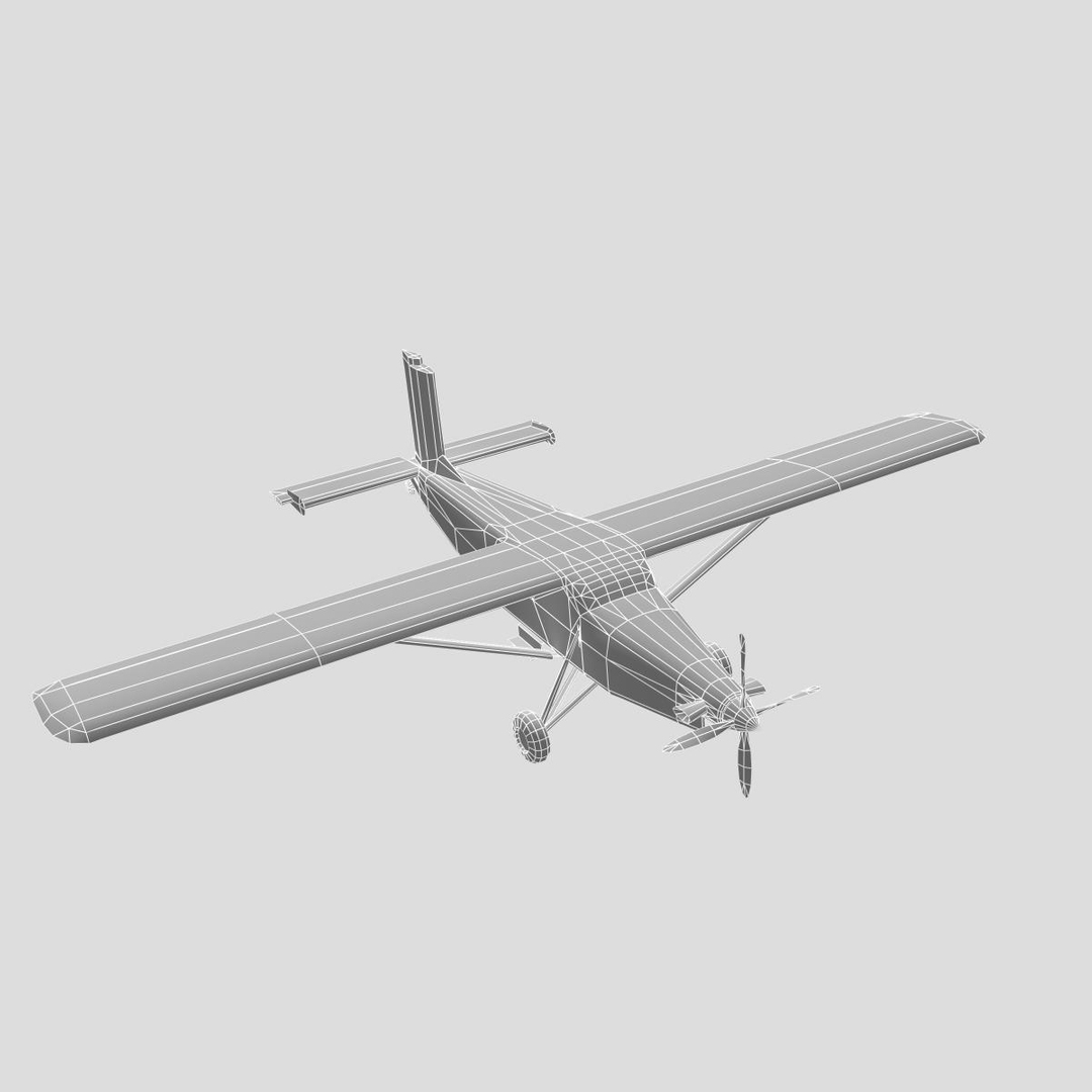 3d Model Pilatus Porter Basic