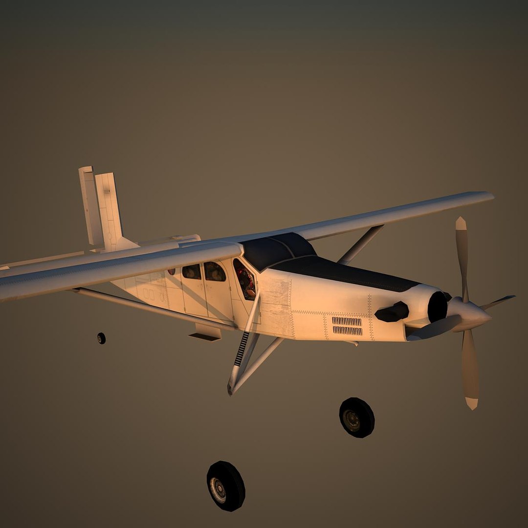 3d Model Pilatus Porter Basic