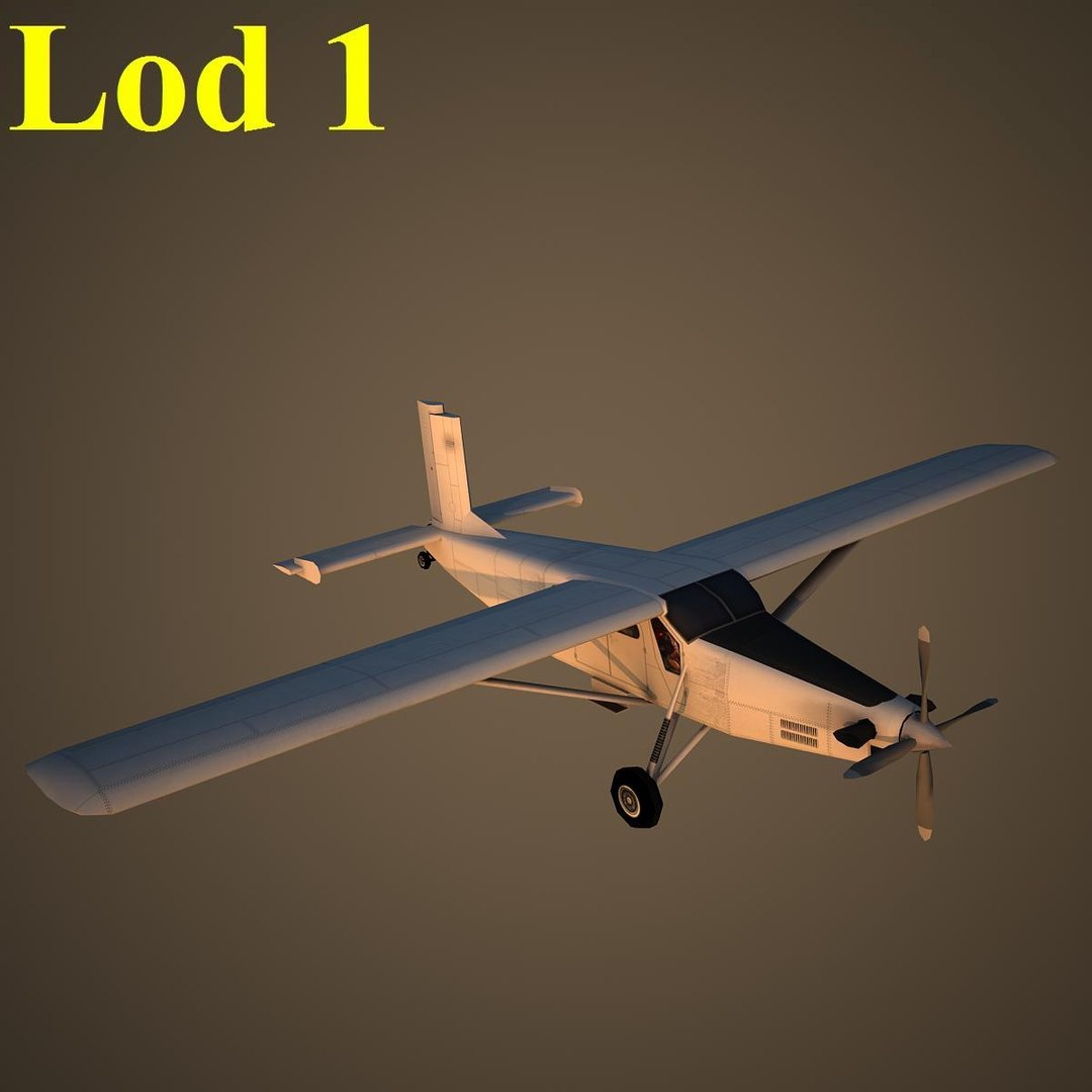 3d Model Pilatus Porter Basic