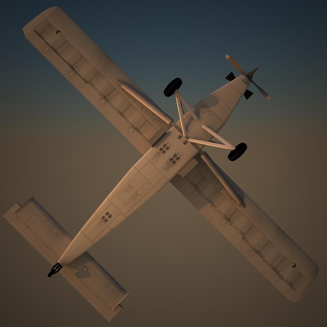 3d Model Pilatus Porter Basic