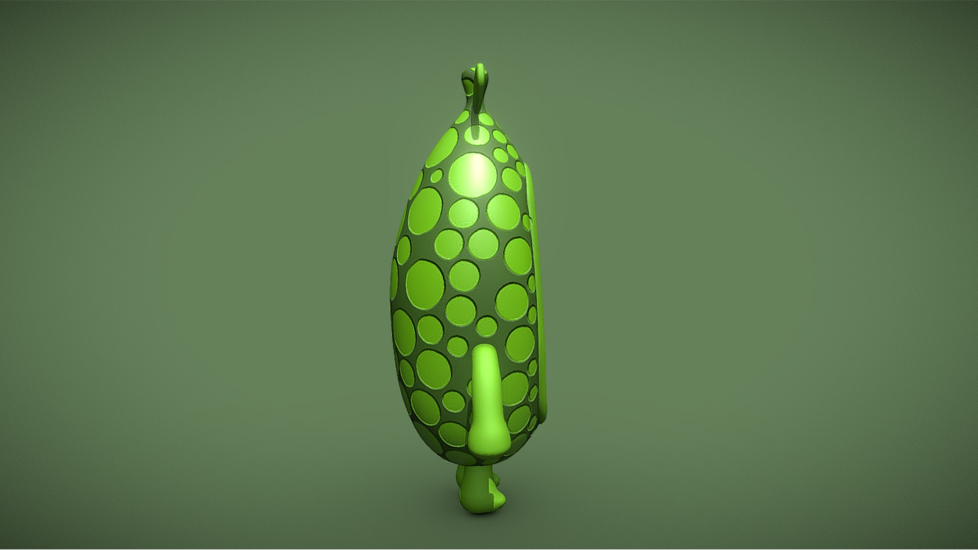 3D Cartoon Character - Glorious Pea Model - TurboSquid 2168427