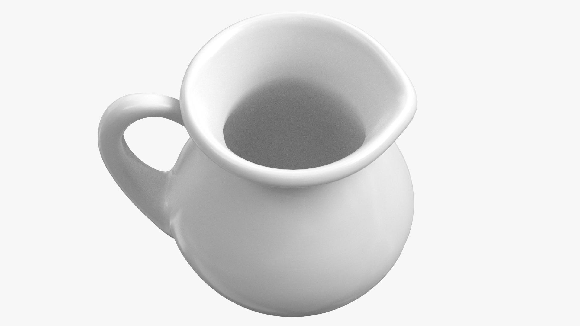 3D Porcelain Pitcher Model - TurboSquid 2098462