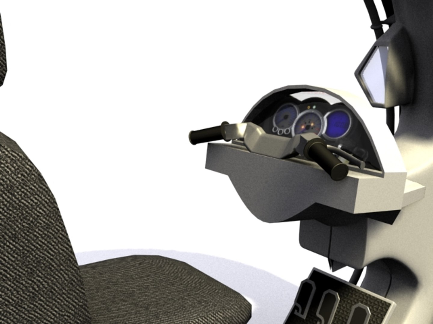3d Model Of Concept Monocycle
