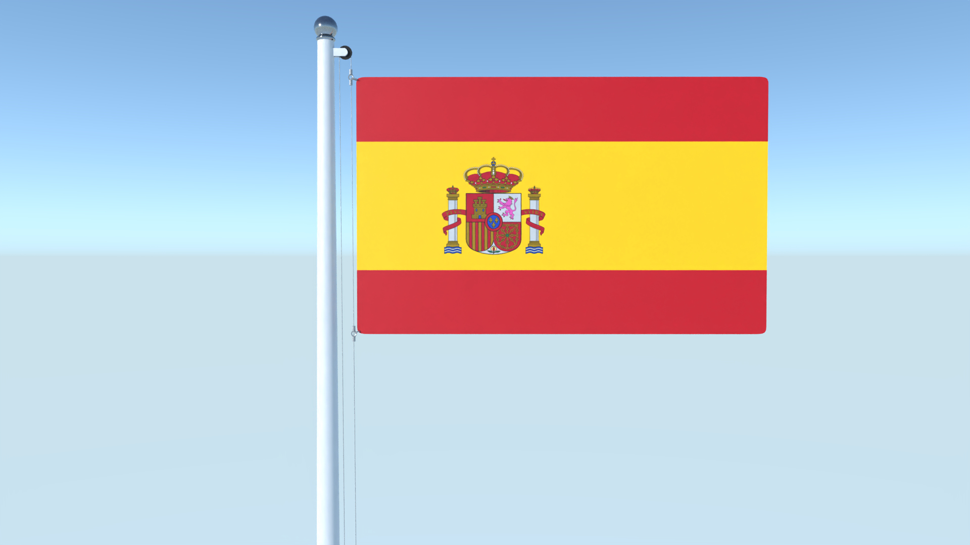 Animated Flag of Spain 3D - TurboSquid 1730680