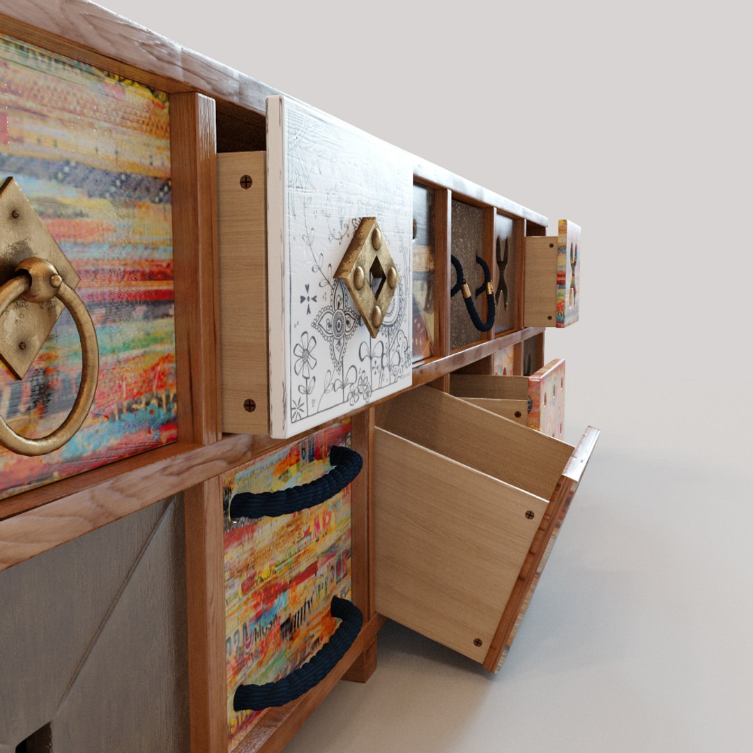 Maya Ethnic Chest Drawers