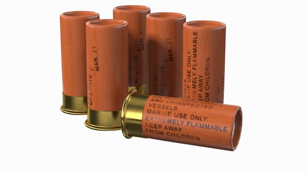 3D Marine Aerial Flares 12 Gauge - TurboSquid 1729189