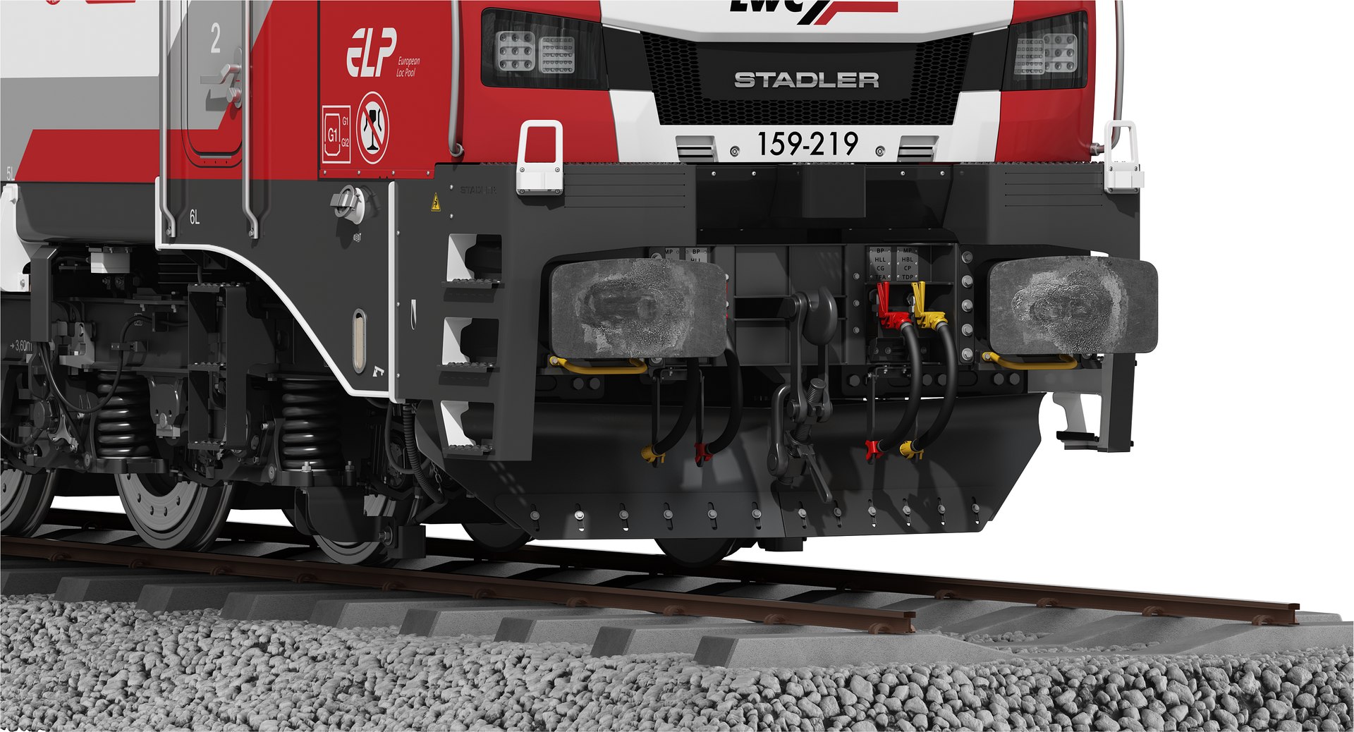 Stadler Euro Dual Lappwaldbahn Cargo Model - TurboSquid 2088083