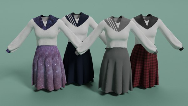 3D Clothes asset n1 to n9 model - TurboSquid 1926080