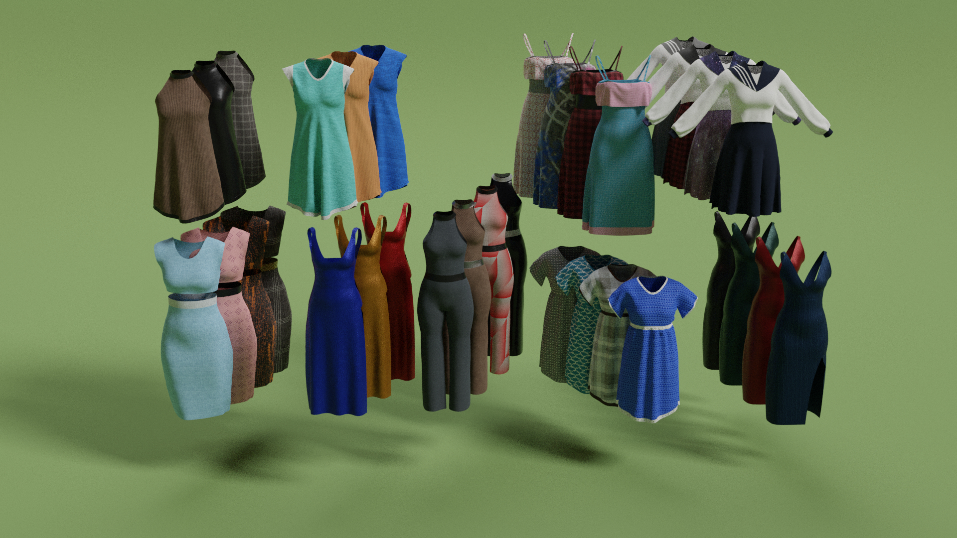 3D Clothes asset n1 to n9 model - TurboSquid 1926080