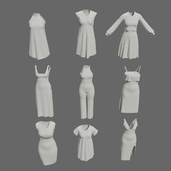 3D Clothes asset n1 to n9 model - TurboSquid 1926080