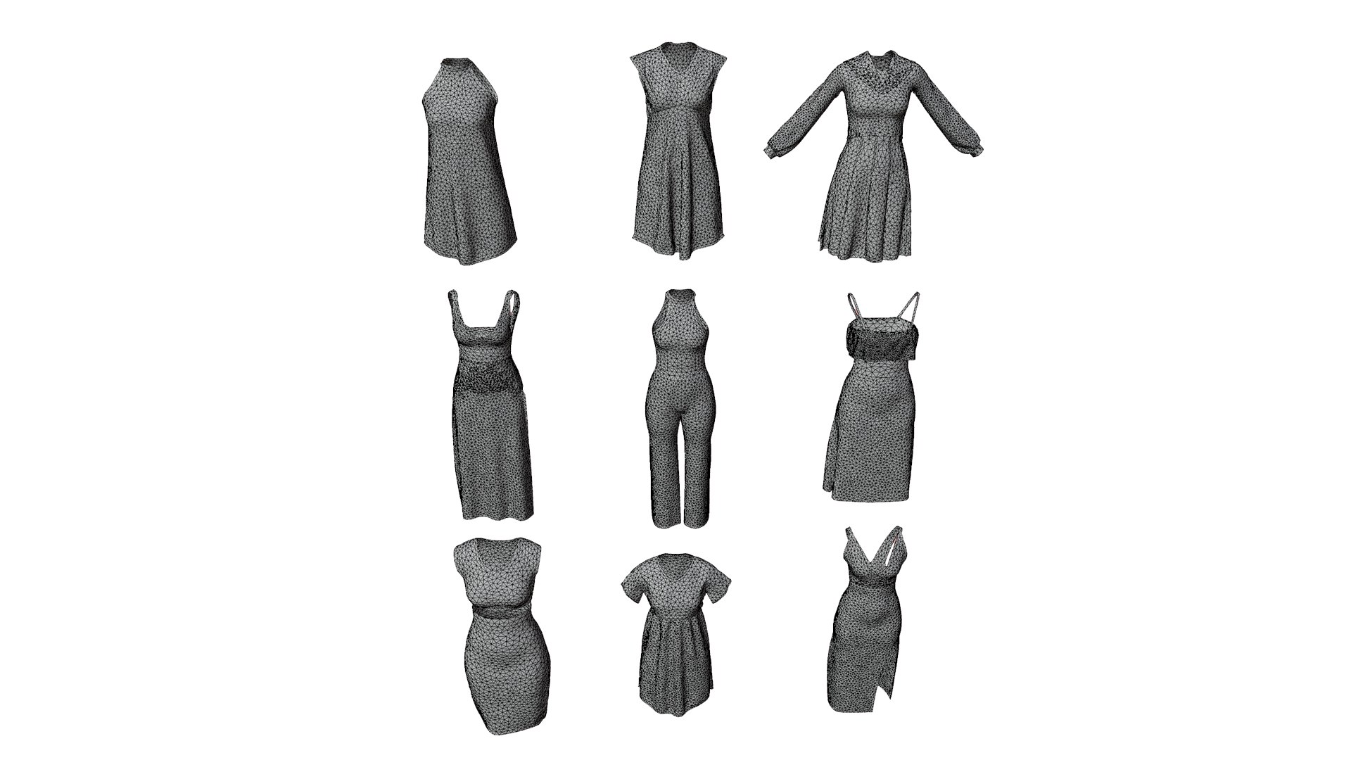 3D Clothes asset n1 to n9 model - TurboSquid 1926080