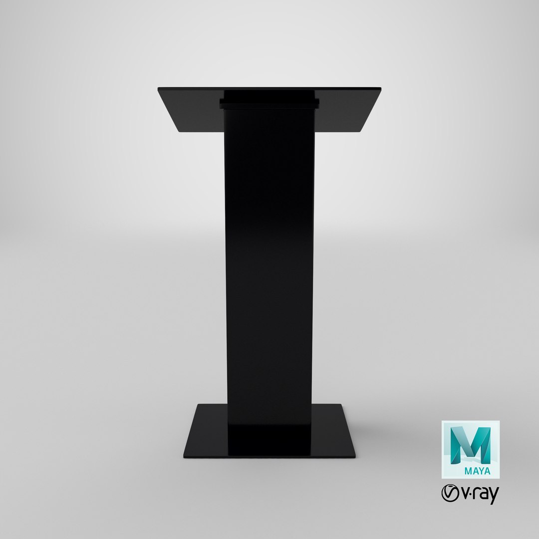 3D stage-podium-01 - TurboSquid 1237832